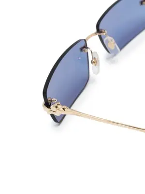 CARTIER Rectangle-frame Sunglasses