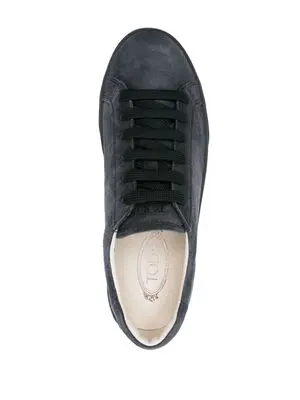 TOD'S Logo-embossed Suede Sneakers