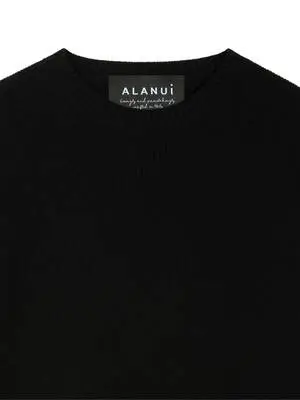 Alanui Finest Knit Crew-neck T-shirt - Black