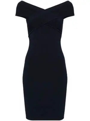Michael Kors Crossover-straps Ribbed Minidress
