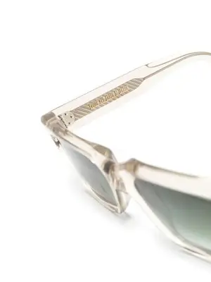 CUTLER & GROSS 1403 Square Frame Sunglasses - Neutrals