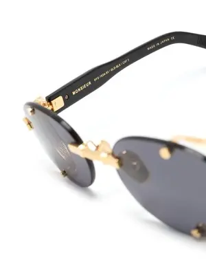 Balmain Oval-frame Sunglasses