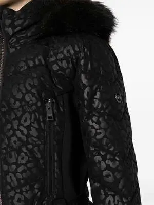 Michael Kors Leopard-print Puffer Coat