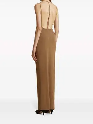 Khaite Terri V-neck Maxi Dress