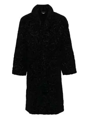 Versace Barocco Bathrobe - Black