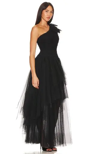 bcbg tulle evening dress Dot Tulle Gown