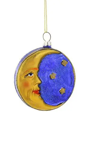 CODY FOSTER & CO Celestial Moon Ornament In Yellow - N,a