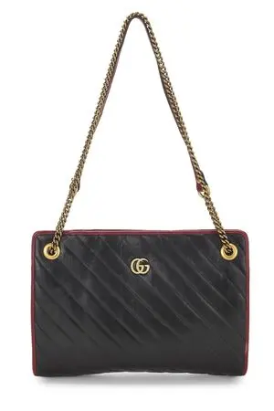 Gucci Leather Gg Marmont Shoulder Bag - Multi