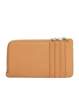 Loewe Debossed Logo Card Holder - Beige