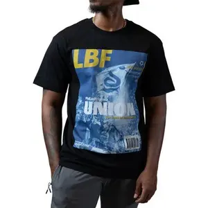 LIVE BREATHE FUTBOL X Philadelphia Union Magazine T-shirt - Black