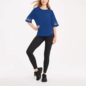 Dkny St. Louis Blues Diana Tri-blend Oversized T-shirt