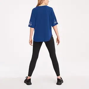 Dkny St. Louis Blues Diana Tri-blend Oversized T-shirt