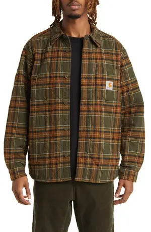 Carhartt Work In Progress Wiles Plaid Flannel Shirt Jacket - Wiles Check Highland