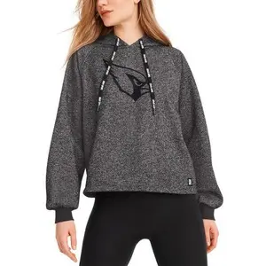 Dkny Arizona Cardinals Debbie Dolman Raglan Pullover Hoodie - Black