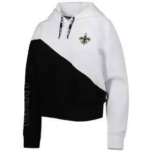 Dkny New Orleans Saints Color Blocked Pullover Hoodie