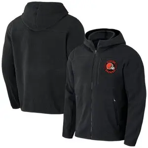 NFL X DARIUS RUCKER Collection Fanatics Cleveland Browns Sherpa Full-zip Hoodie - Black