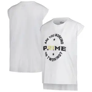 WEAR BY ERIN ANDREWS Colorado Buffaloes Coach Prime Working Sleeveless Muscle T-shirt - White