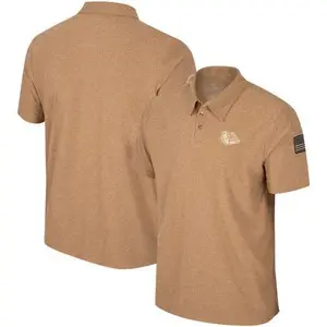 COLOSSEUM Gonzaga Bulldogs Oht Military Appreciation Cloud Jersey Desert Polo - Khaki