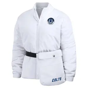WEAR BY ERIN ANDREWS Indianapolis Colts Packaway Full-zip Puffer Jacket