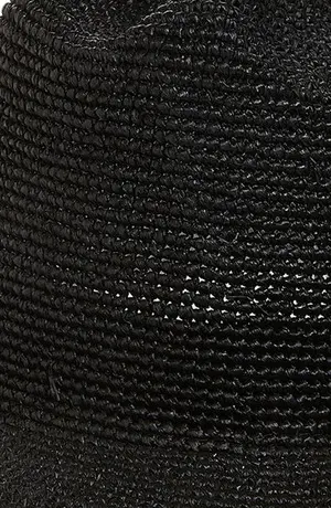 Lack Of Color Raffia Cowboy Hat - Black