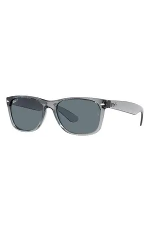 Ray-ban 55mm Polarized Rectangular Sunglasses