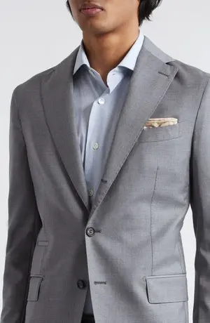 Eleventy Single Breasted Wool Suit