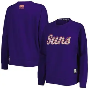 Dkny Phoenix Suns Regina Raglan Pullover Sweatshirt - Purple
