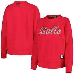 Dkny Chicago Bulls Regina Raglan Pullover Sweatshirt