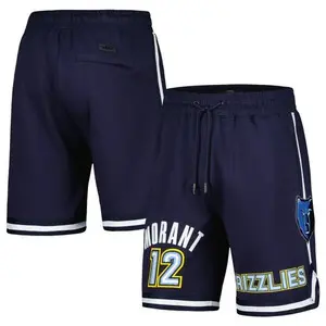 PRO STANDARD Ja Morant Memphis Grizzlies Player Name & Number Shorts - Navy