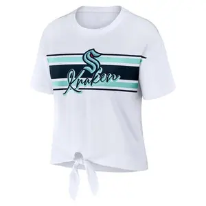 WEAR BY ERIN ANDREWS Seattle Kraken Front Knot T-shirt