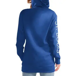G-III 4HER BY CARL BANKS St. Louis Blues Overtime Pullover Hoodie - Blue
