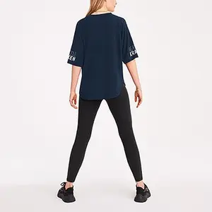 Dkny Seattle Kraken Diana Tri-blend Oversized T-shirt
