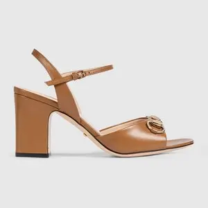 Gucci Horsebit Leather Sandal - Brown