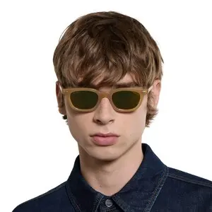Gucci Oval Frame Sunglasses - Brown