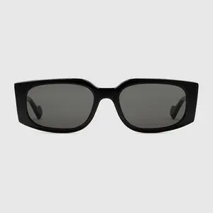 Gucci Rectangular-frame Sunglasses - Black