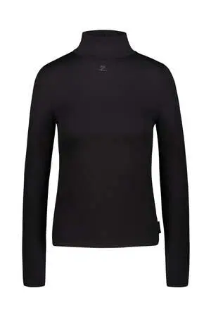 COURREGES Courrèges Mockneck Techno Top - Black