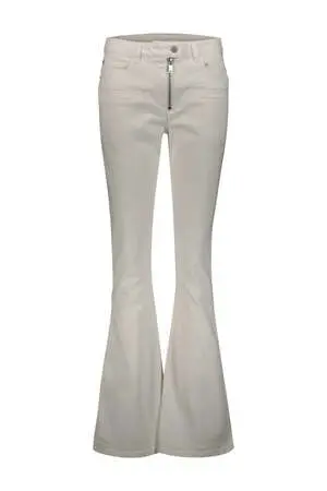 COURREGES Zipper Denim Pants - White