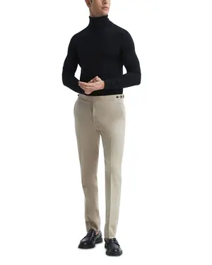 REISS Caine Wool Roll Neck Sweater - Black