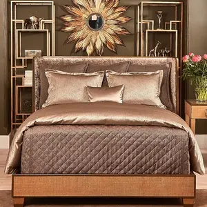 ANN GISH Imprint Duvet Cover Set, Queen - Bronze