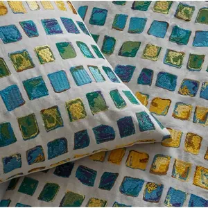 ANN GISH Tesserae Mosaic Pillow