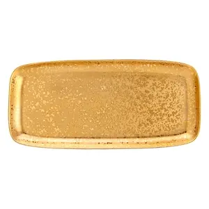 L'Objet Alchimie Rectangle Platter, Large - Gold