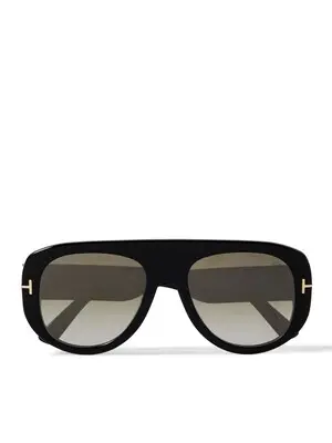 TOM FORD Cecil Aviator-style Acetate Sunglasses