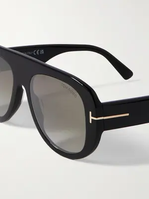 TOM FORD Cecil Aviator-style Acetate Sunglasses