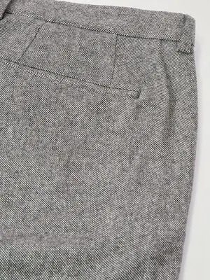 Mr P. Phillip Tapered Pleated Wool-blend Trousers