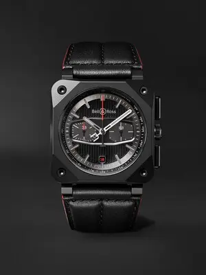 BELL & ROSS Br 03-94 Blacktrack Limited Edition Automatic Chronograph 42mm Watch - Black