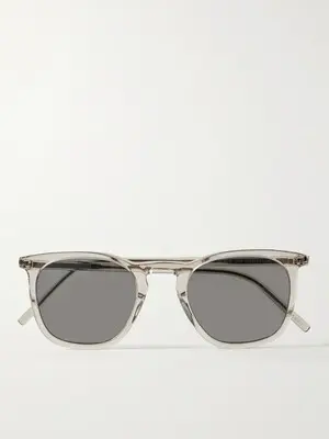 Saint Laurent D-frame Recycled-acetate Sunglasses - Gray