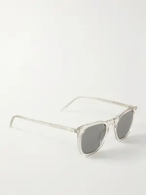 Saint Laurent D-frame Recycled-acetate Sunglasses - Gray