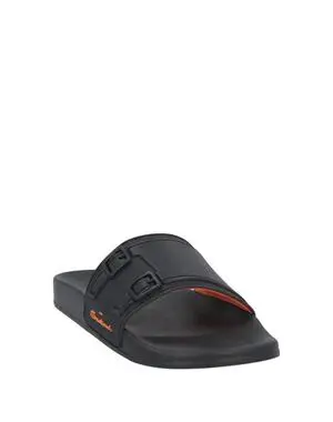 Santoni Rubber Pool Slides - Black