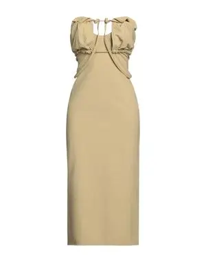 Jacquemus Le Raphia Midi Dress - Green