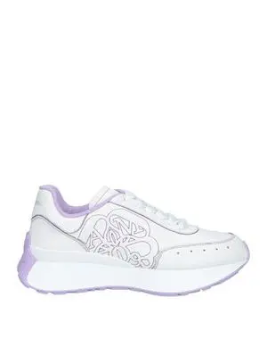 Alexander McQueen Sneakers Size Soft Leather - Off White